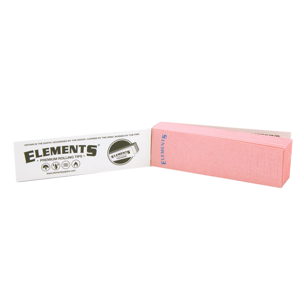 Elements Pink - Perforated - Rolling Tips - Box of 50 – The JuicyJoint