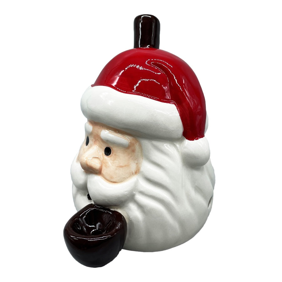 SALE!!! Ceramic Santa Claus - Father Christmas - Pipe Bong – The JuicyJoint