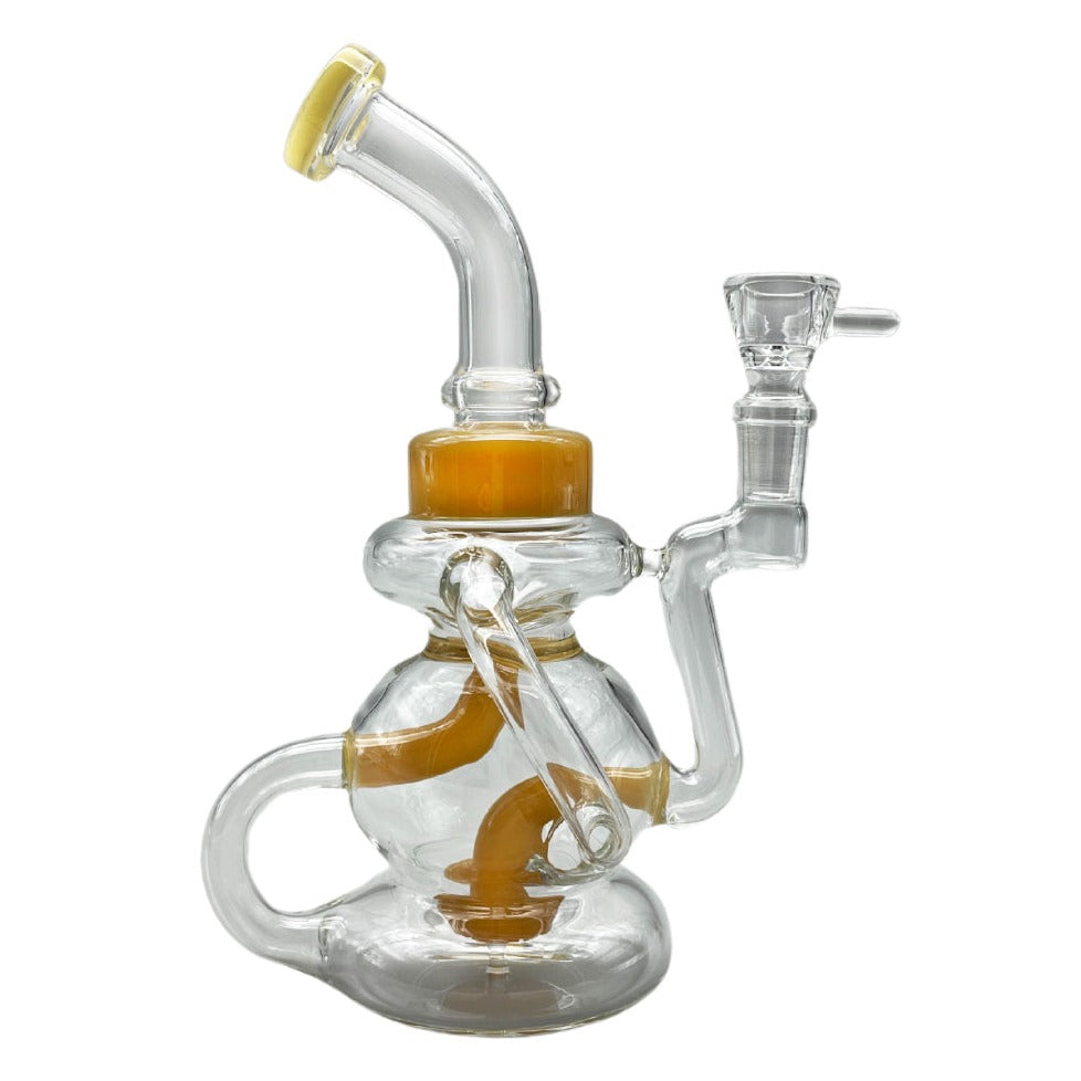 Magic Lamp - Glass Recycler 20cm Dab Adaptable Bong - GWR20 – The ...