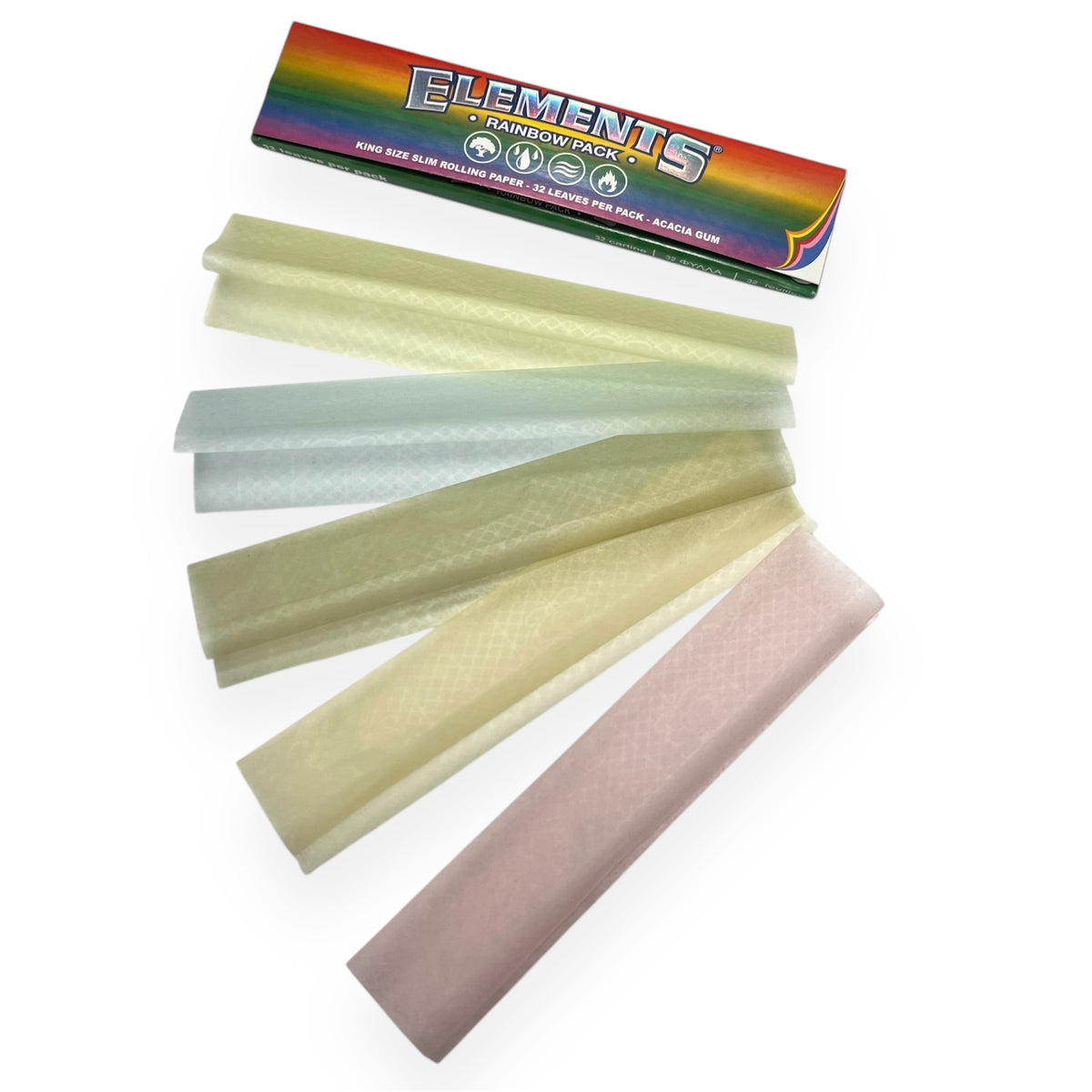Elements Rainbow - Kingsize Slim - Rolling Papers – The JuicyJoint