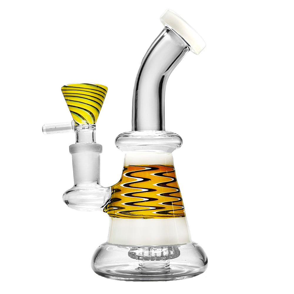 Zig Zag Glass Mini Percolator - 15cm Dab Adaptable Bong - GWP352 – The ...