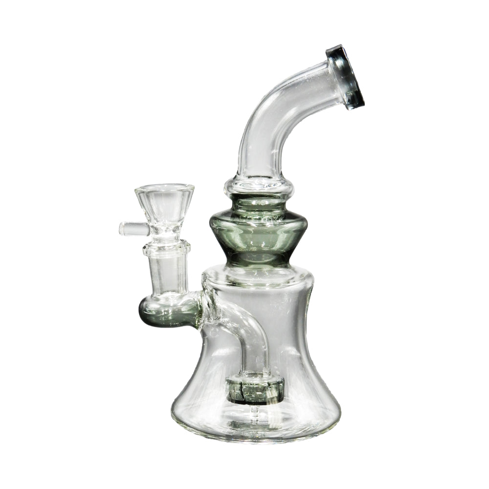 Glass Mini Percolator - 17cm Dab Adaptable Bong - GWP301 – The JuicyJoint