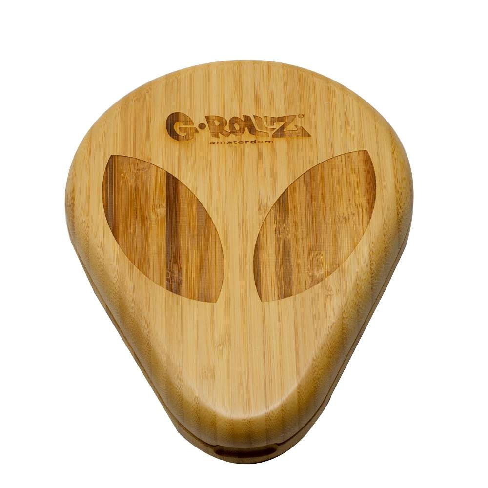 SALE!! G-Rollz - Bamboo Alien Rolling Tray + Storage Box – The JuicyJoint