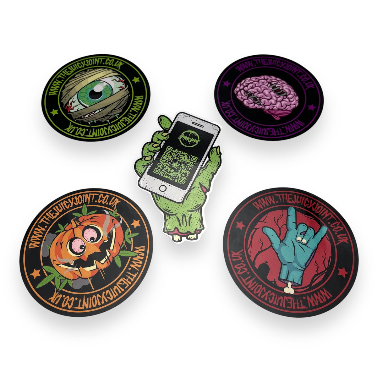 Juicy Joint - Halloween Stickers - Pack of 5 – The JuicyJoint