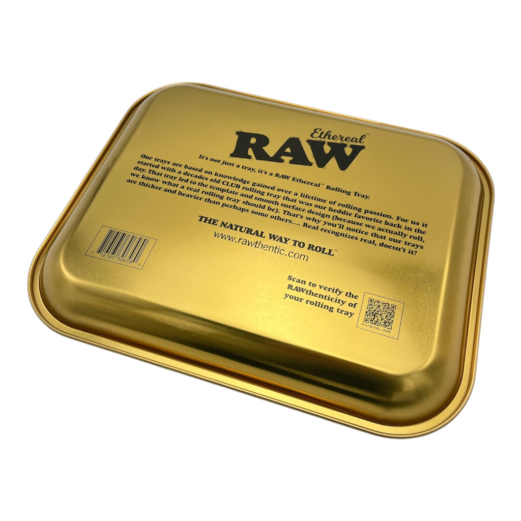 RAW - Ethereal Special Edition - Gold Rolling Tray – The JuicyJoint