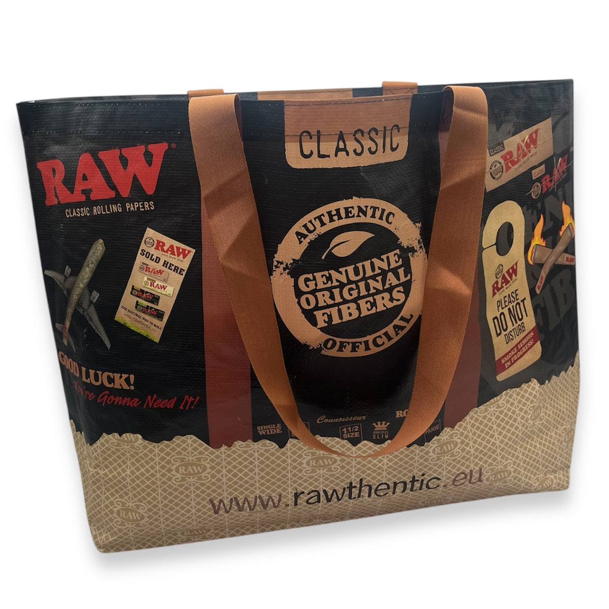 Raw Black - Large Tote Bag – The JuicyJoint