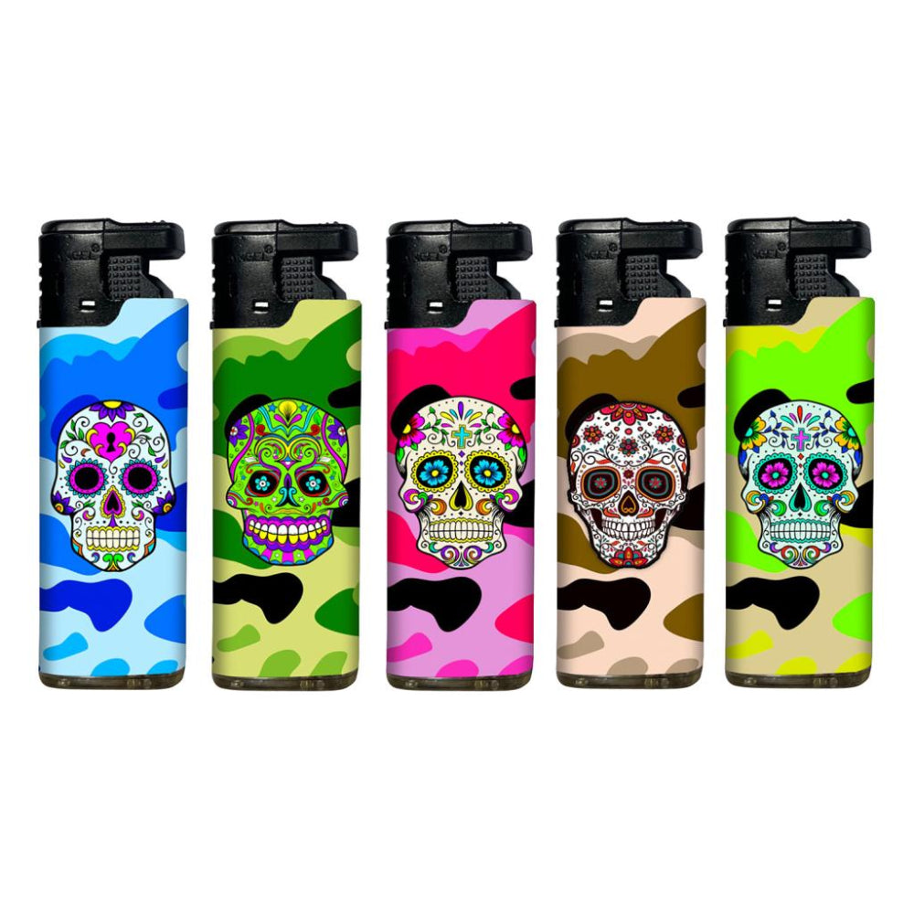 Atomic - Camo Skull - Jet Flame Lighters – The JuicyJoint