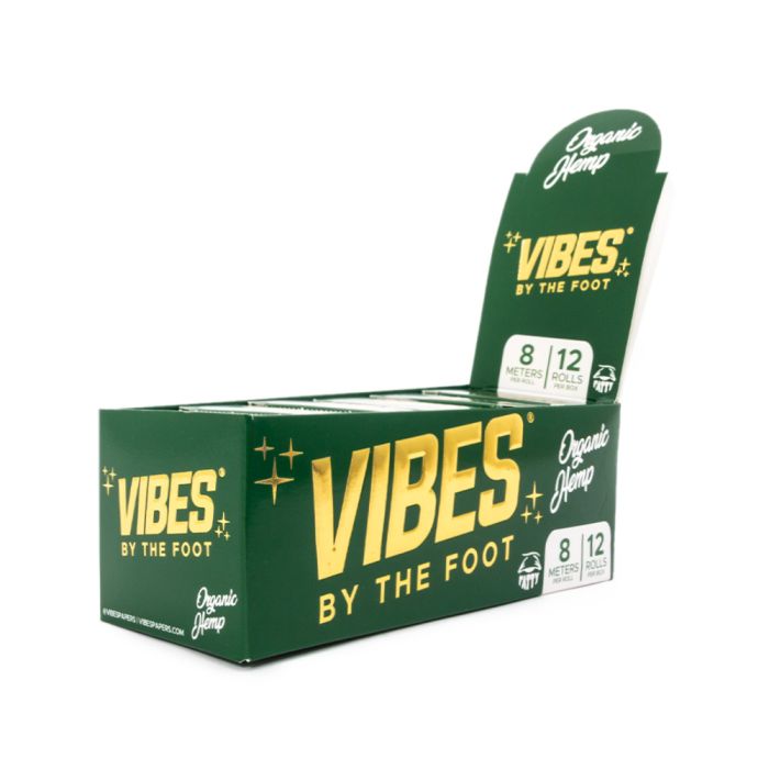 Vibes Organic Hemp - By the Foot - 8M Fatty Paper per Roll – The JuicyJoint