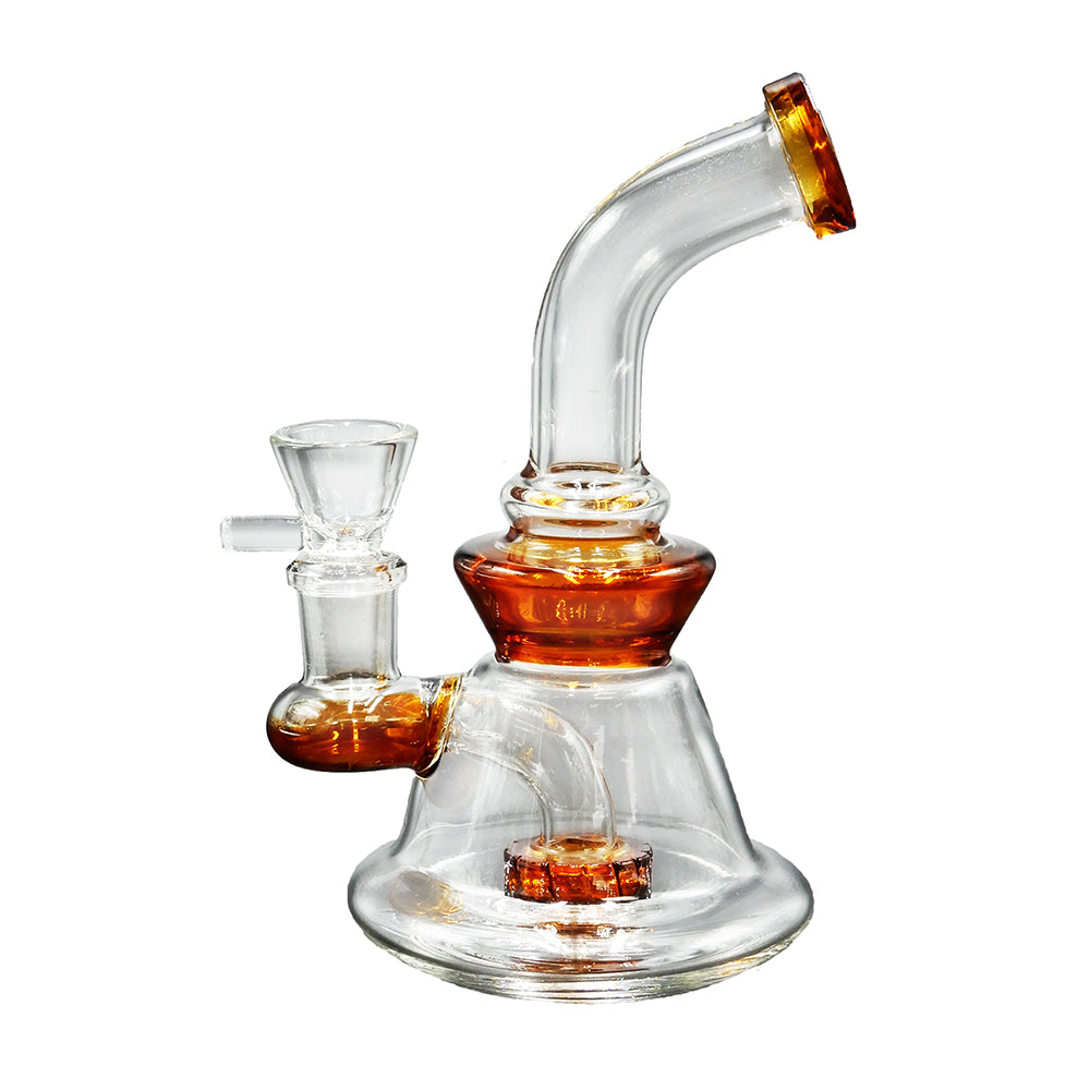 Glass Mini Percolator - 15cm Dab Adaptable Bong - GWP302 – The JuicyJoint