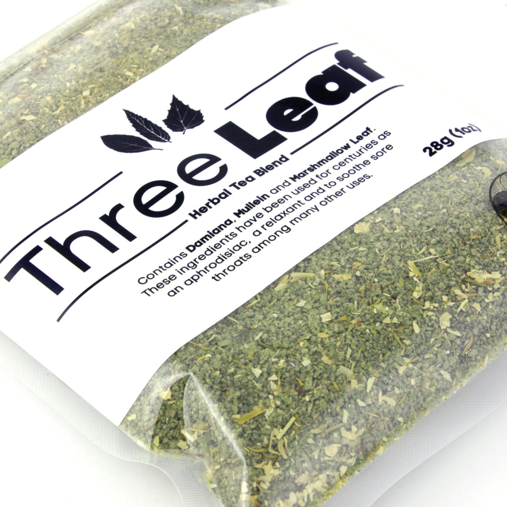 Three Leaf - Natural Herbal Tea Blend - 28g – The JuicyJoint