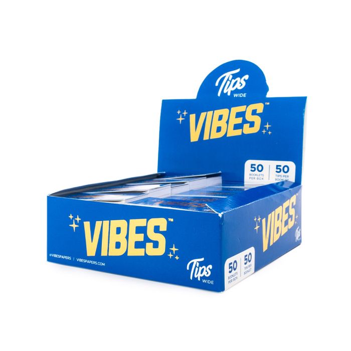 Vibes Tips Blue - Perforated WIDE White Card – The JuicyJoint