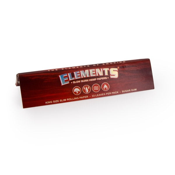 Elements - Red - Kingsize Hemp Papers – The JuicyJoint