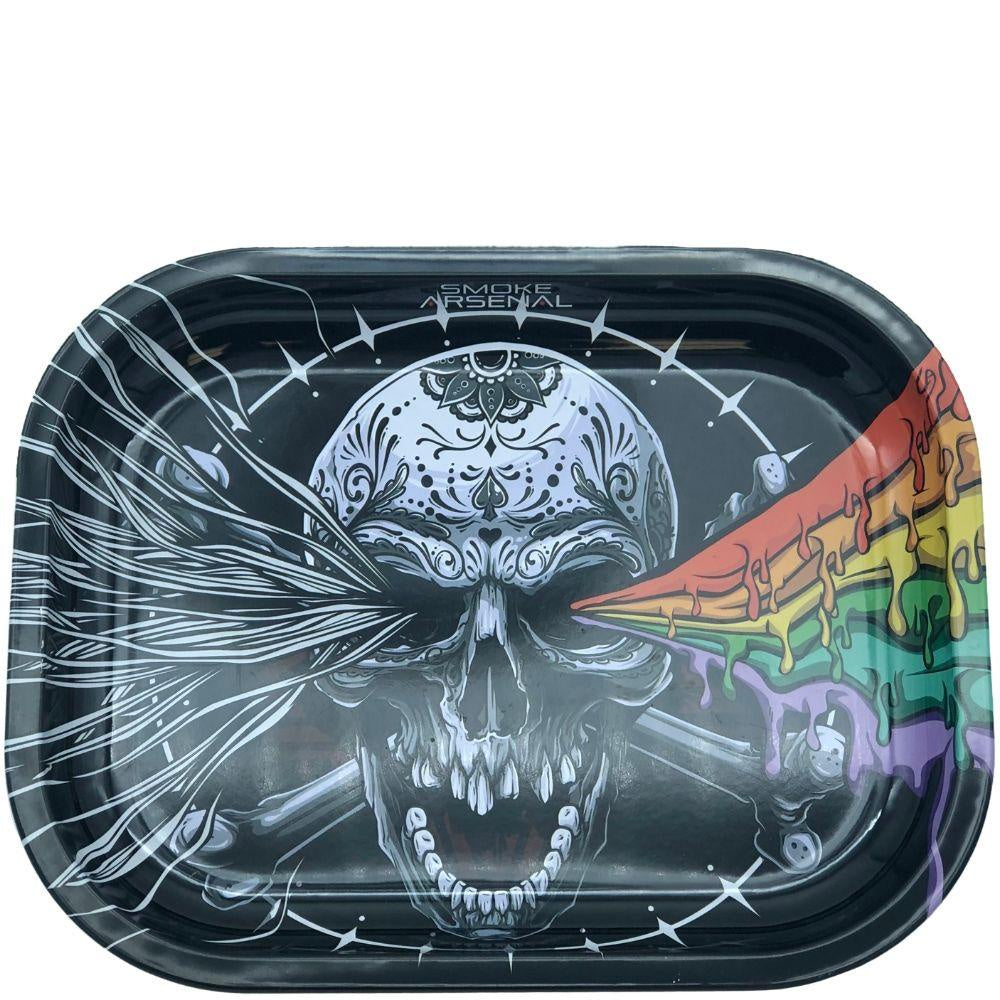 Smoke Arsenal - Stoned Skull Rolling Tray – The JuicyJoint