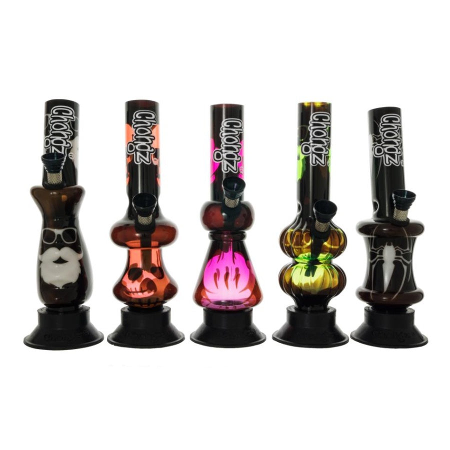 Chongz - 20cm "Black Magic" Acrylic Waterpipe Bong – The JuicyJoint