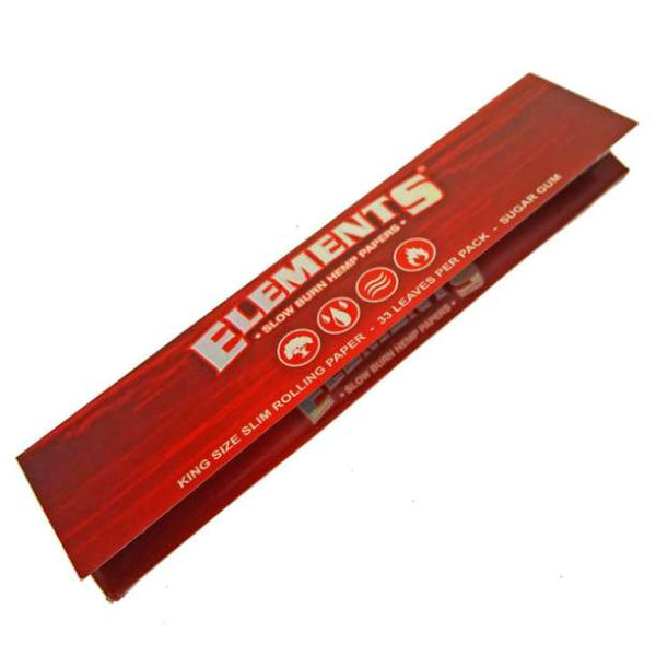 Elements - Red - Kingsize Hemp Papers – The JuicyJoint