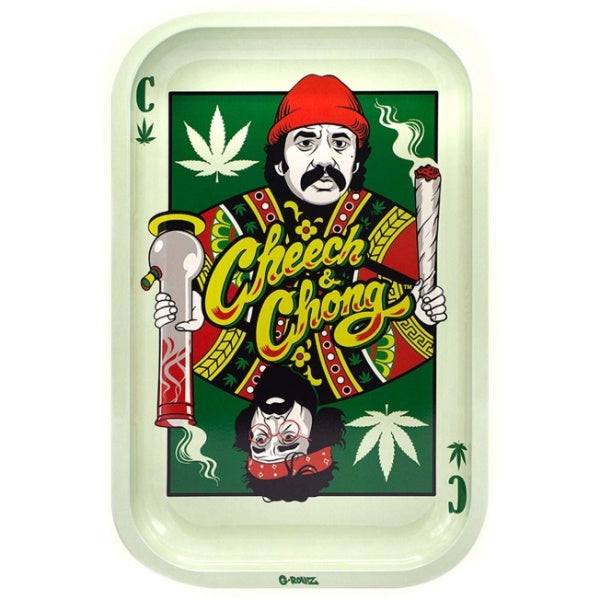 G-Rollz - Cheech & Chong "Cards" - Rolling Tray – The JuicyJoint