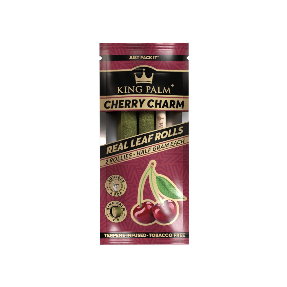 King Palm - Cherry Charm - Terpene Infused Palm Leaf Blunts - Rollie P ...