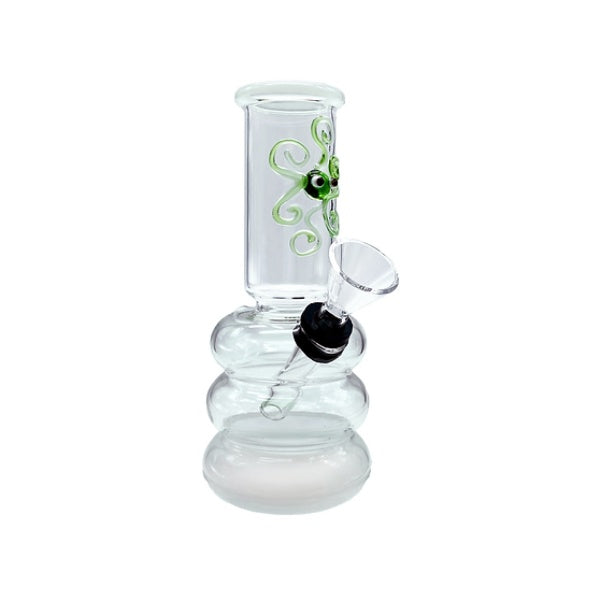 14cm Triple Bubble - Mini Glass Octopus Design Bong - GWC25 – The ...