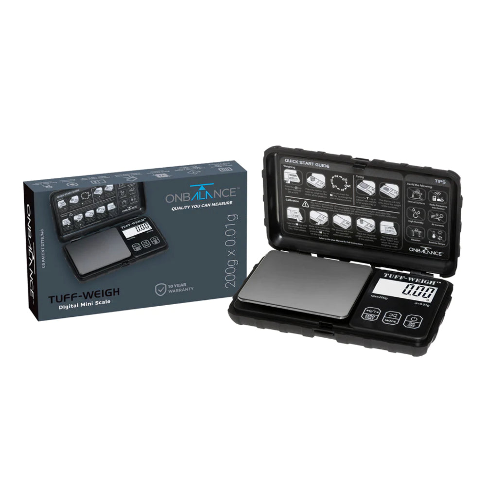 On Balance - TUF-200 Tuff-Weigh Pocket Digital Scales 200g x 0.01g - B ...