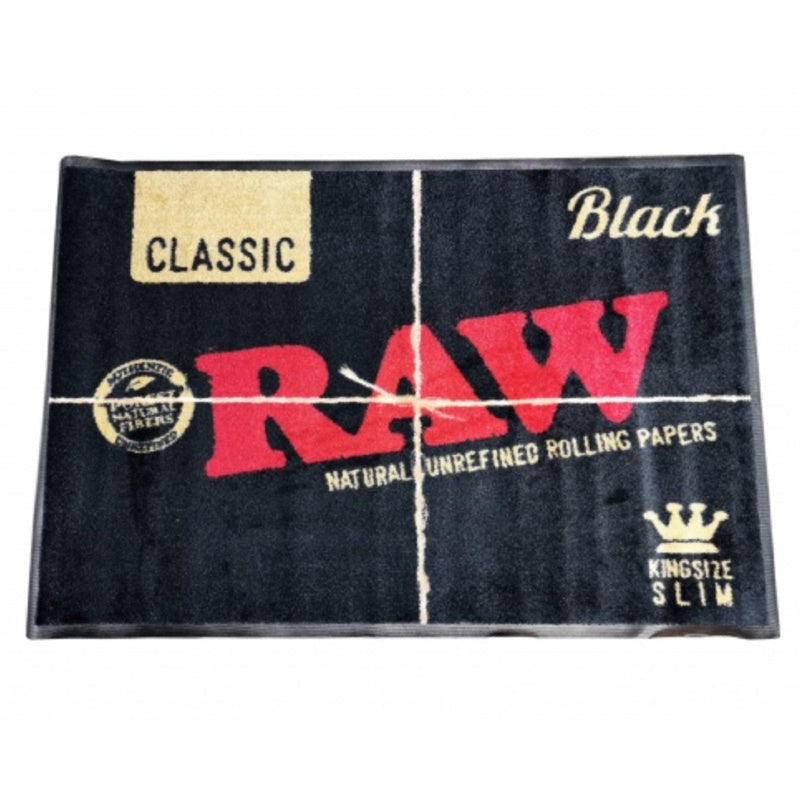 RAW Black - Floor Mat - Medium / King Size – The JuicyJoint