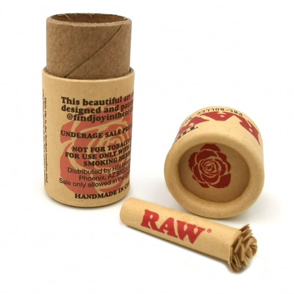RAW - Pre-rolled Rose Art Tip with Case – The JuicyJoint