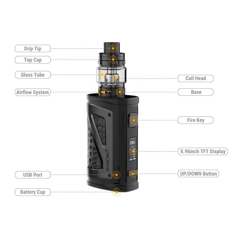 Smok - Scar 18 - Dual 18650 Vape Kit with TFV9 Tank – The JuicyJoint