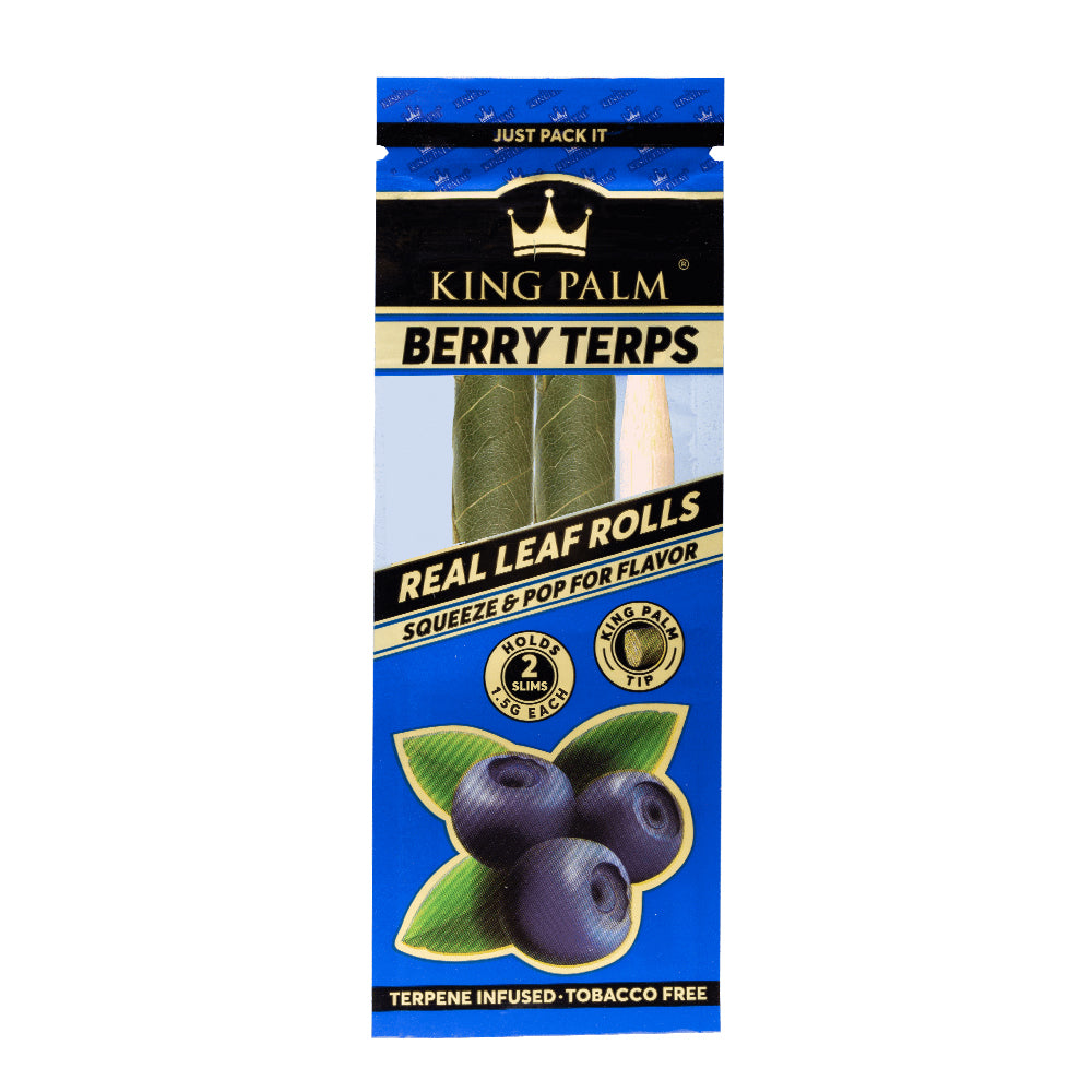 King Palm - Berry Terps - Terpene Infused Hand Rolled Palm Leaf Blunts ...