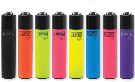 Clipper Lighters - Soft Touch - Fluorescent / Neon Mix – The JuicyJoint