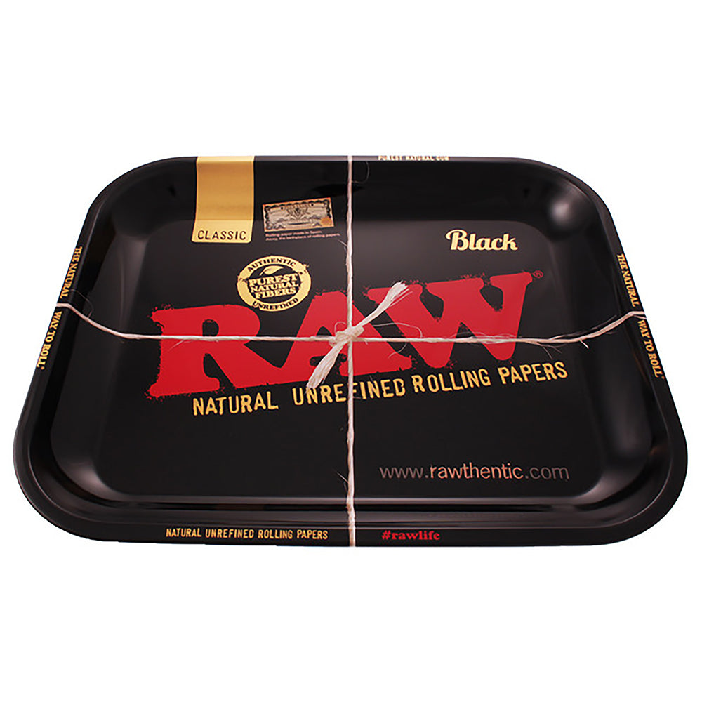 Raw Black - Metal Rolling Tray – The JuicyJoint